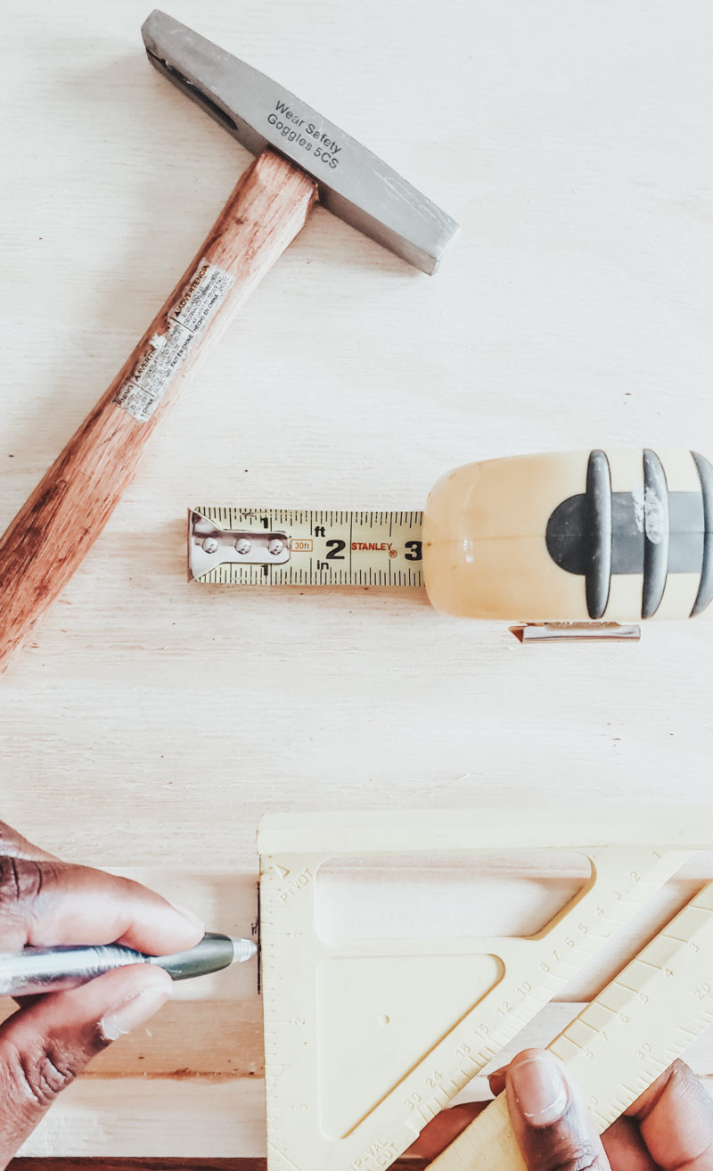 Learn how to build a large picture frame for cheap under $15